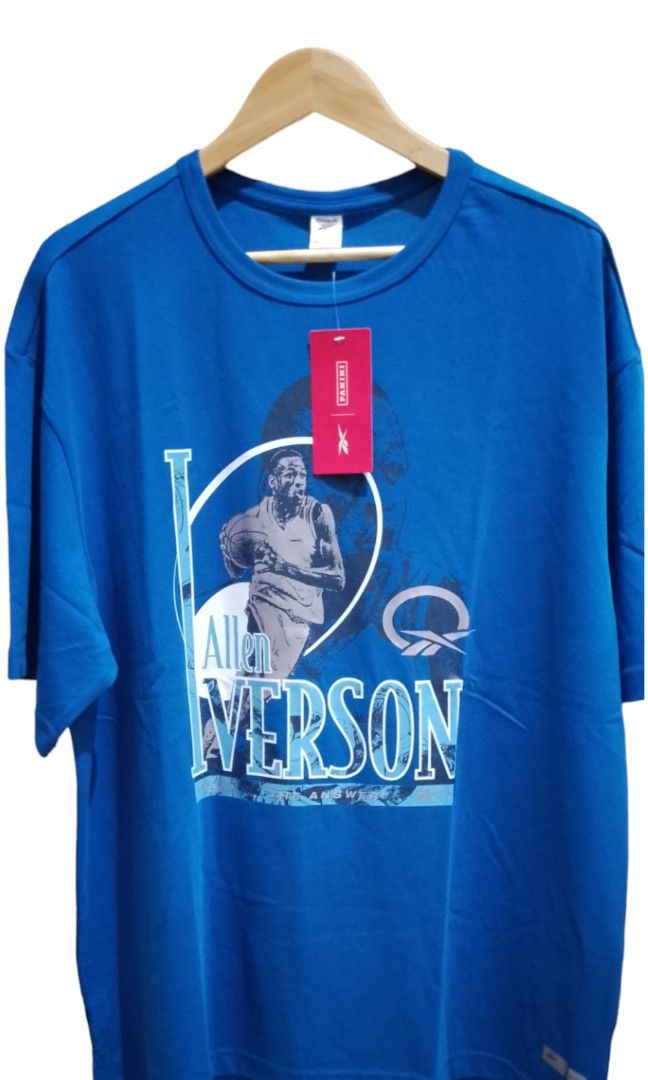 Allen Iverson Reebok Panini Tee, Men's Fashion, Tops & Sets, Tshirts ...