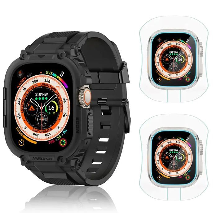 amBand M1 Sport Series Case with Band for Apple Watch Ultra / Ultra 2 ...