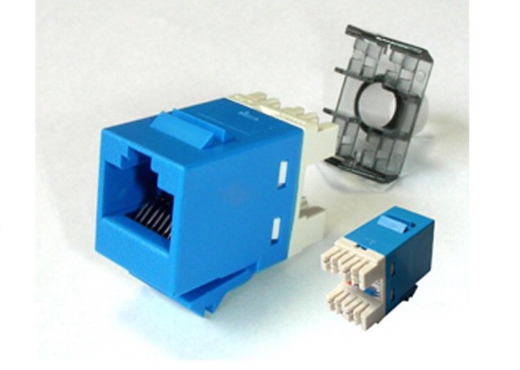 AMP CAT6 IO JACK Keystone or Modular Jack, Computers & Tech, Parts ...