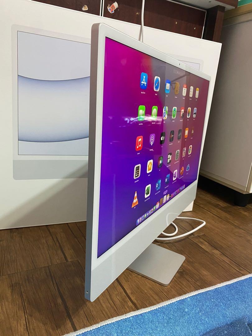 Apple iMac 24" M1 (Silver/White) 8GB. 512GB, Computers & Tech, Desktops ...