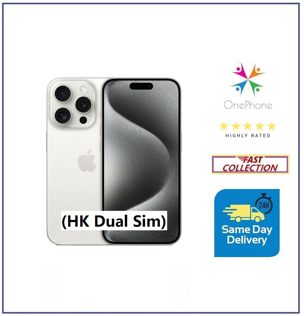 Apple iPhone 15 Pro 256GB (HK Dual Sim) White 256 GB, Mobile Phones ...