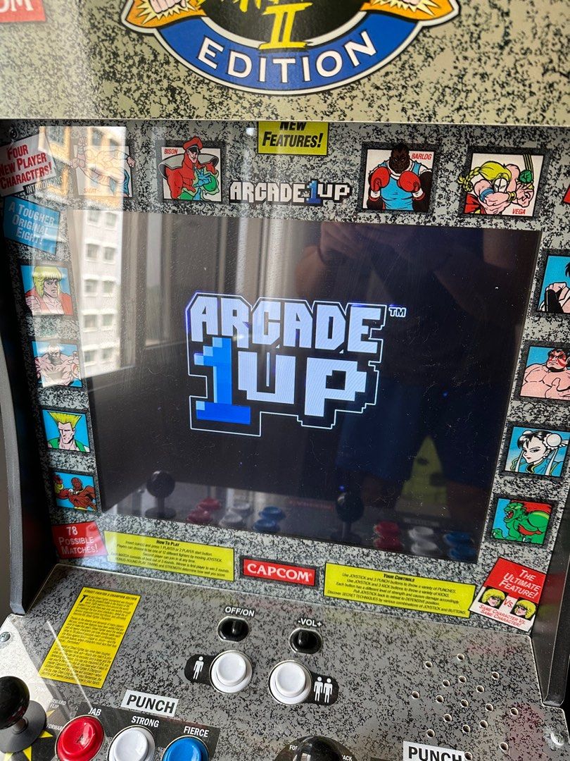 Arcade 1Up Street Fighter II 2 Champion Edition Arcade Cabinet Machine ...