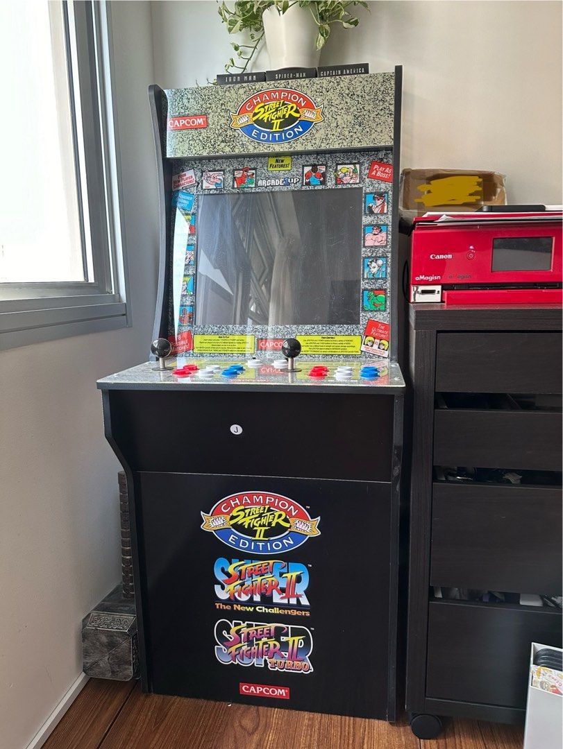 Arcade 1Up Street Fighter II 2 Champion Edition Arcade Cabinet Machine ...