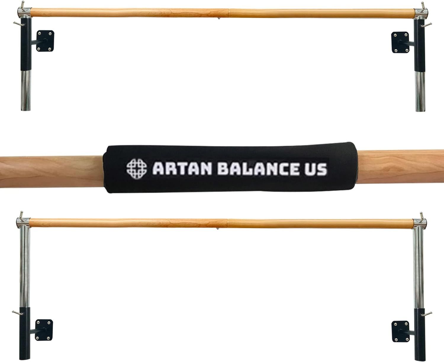 Artan Balance Ballet Barre Portable for Home or Studio, Height ...