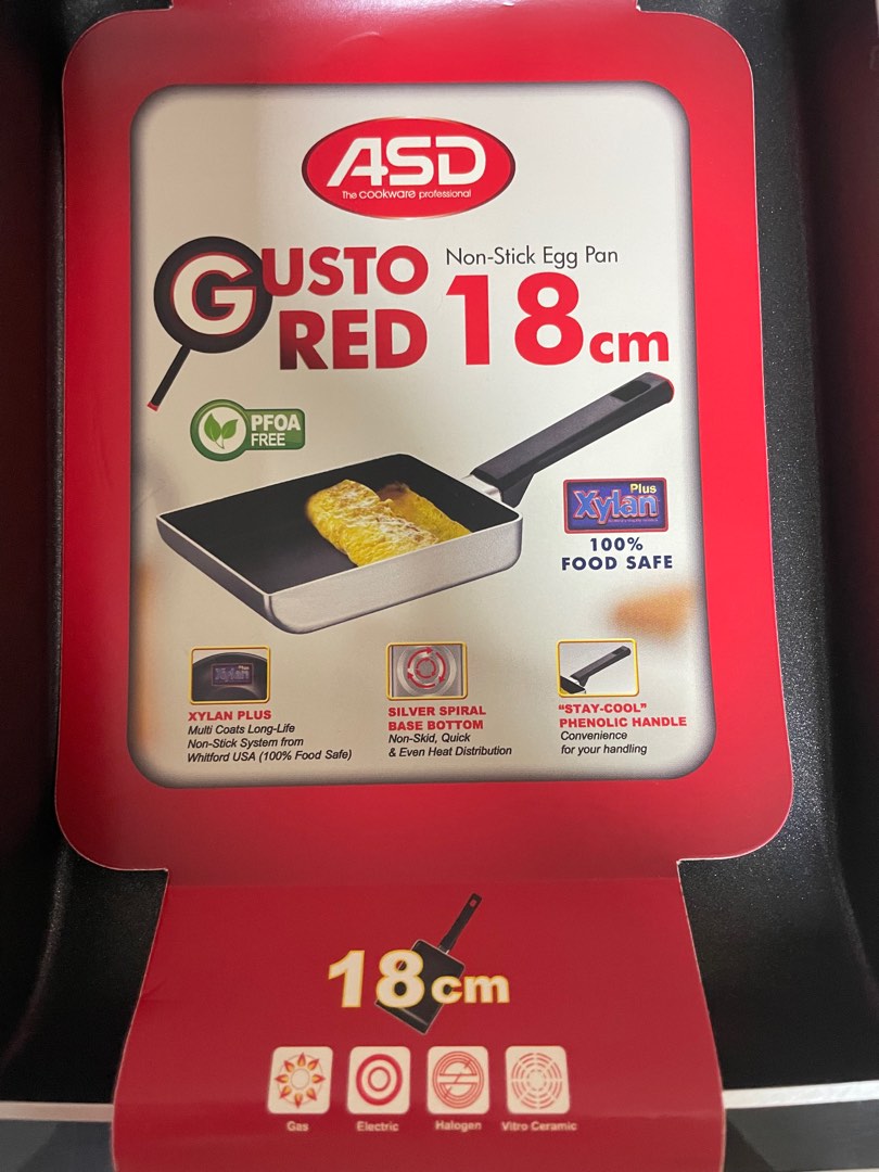 ASD Non-Stick Egg Pan, Furniture & Home Living, Kitchenware & Tableware ...