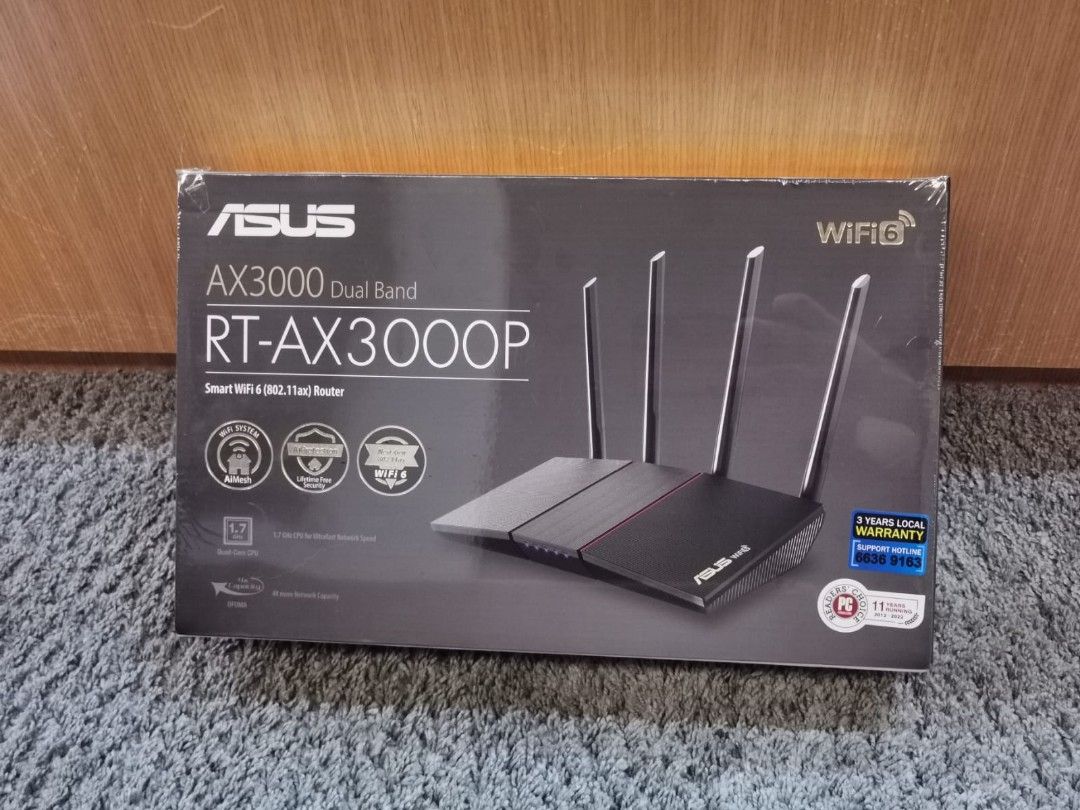 Asus RT-AX3000P Dual Band Wifi 6 Router, Computers & Tech, Parts & Accessories, Networking on ...