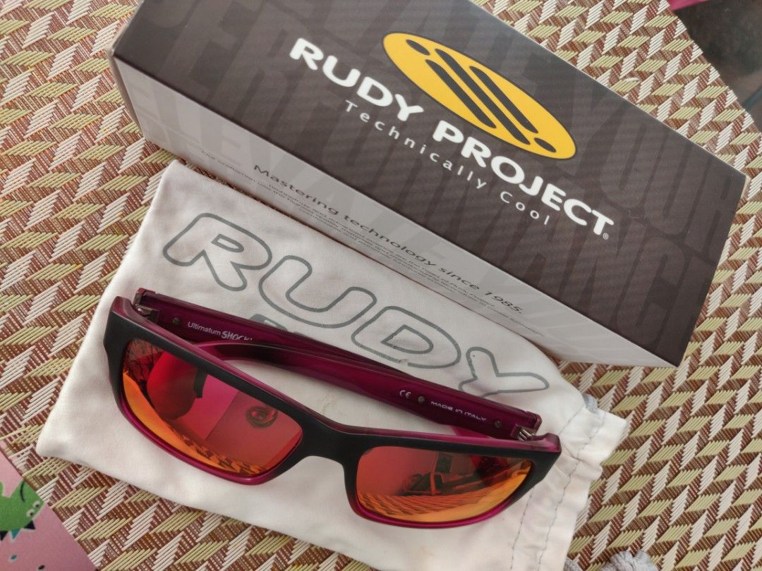 Authentic Rudy Project Ultimatum Pink shades eyeglasses with box, Men's ...
