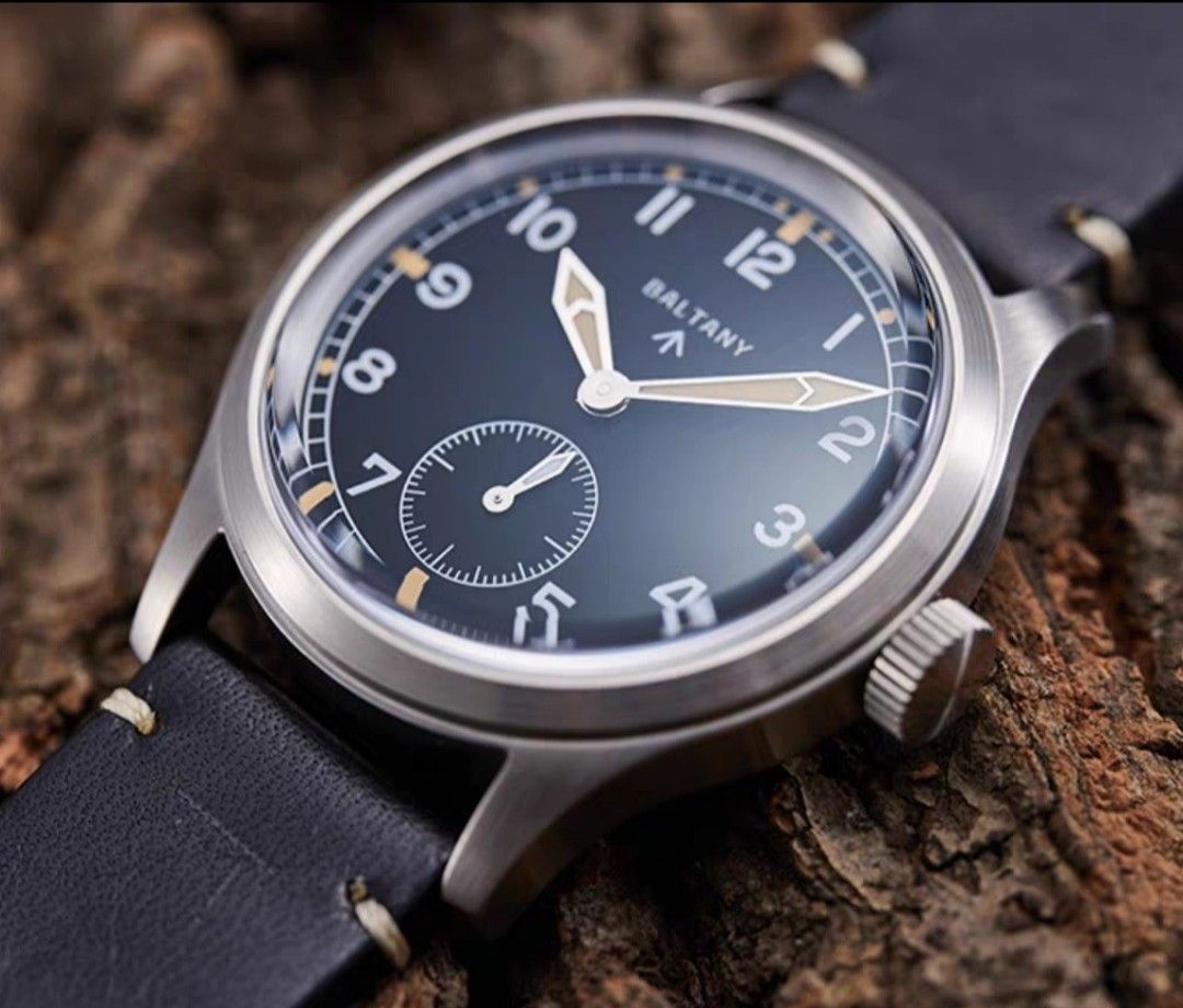 Baltany Vintage WWII Aviator Quartz Watch cal. VD78, stainless steel ...