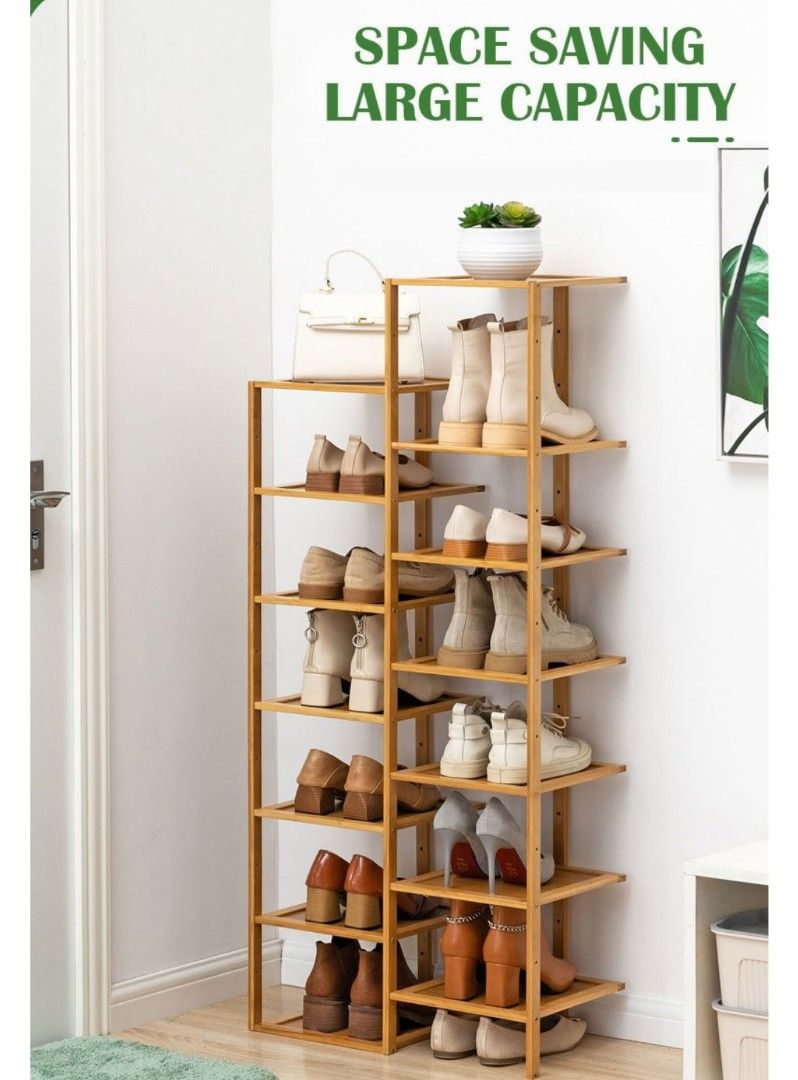 Insmart Shoe Rack For Doorway Amazon INSMART Slim Shoe Rack For Doorway ...