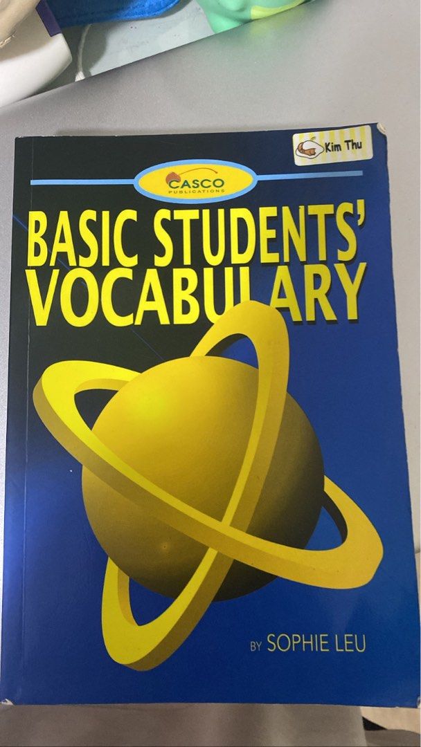 Basic student’s vocabulary book, Hobbies & Toys, Books & Magazines ...
