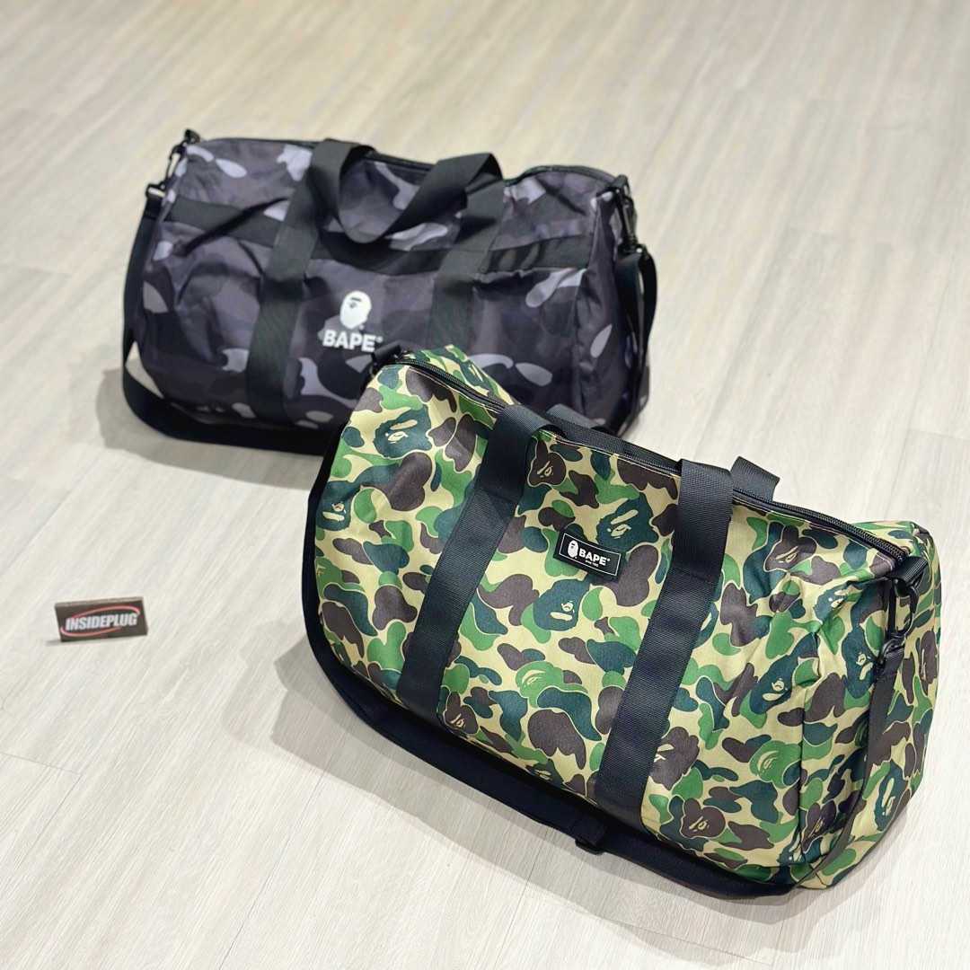 Bathing Ape Duffle Bag/Gym Bag, Women's Fashion, Bags & Wallets ...