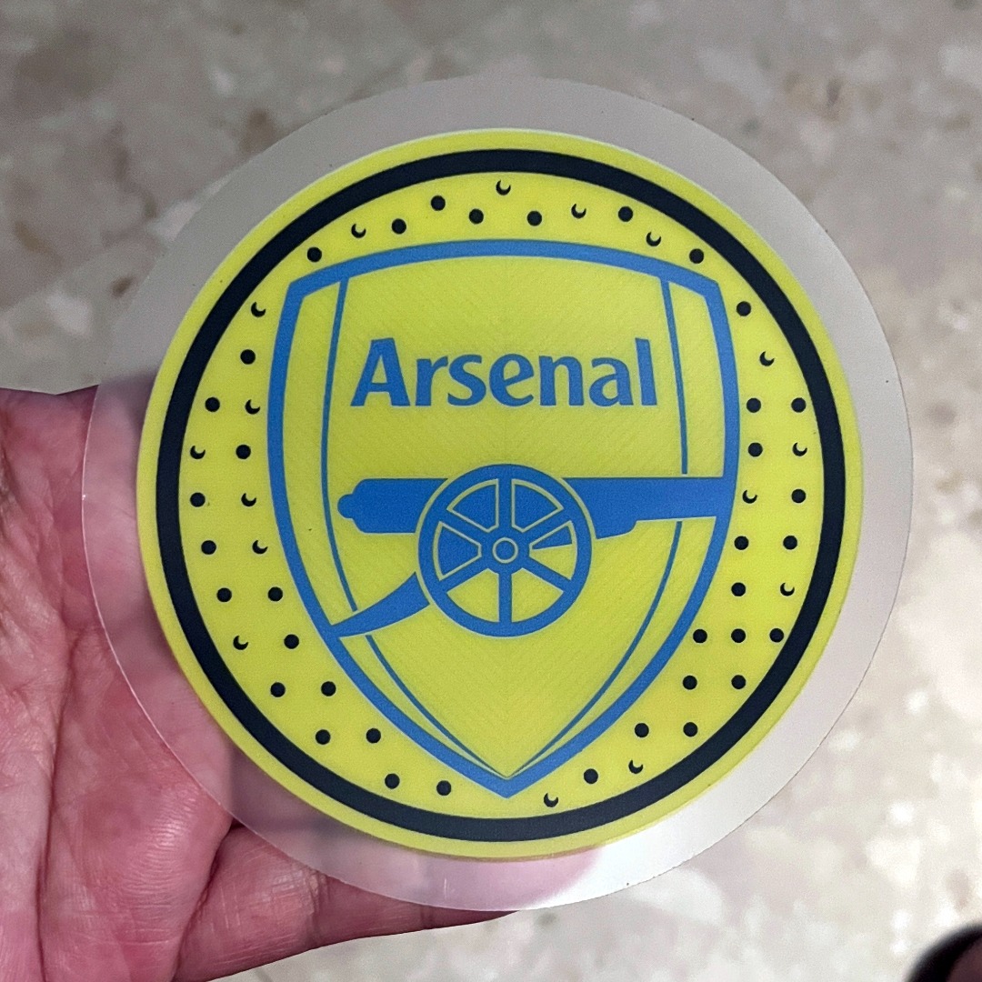 BDL EPL Premier League Arsenal FC Gunners 2023-2024 . Static Cling Car ...