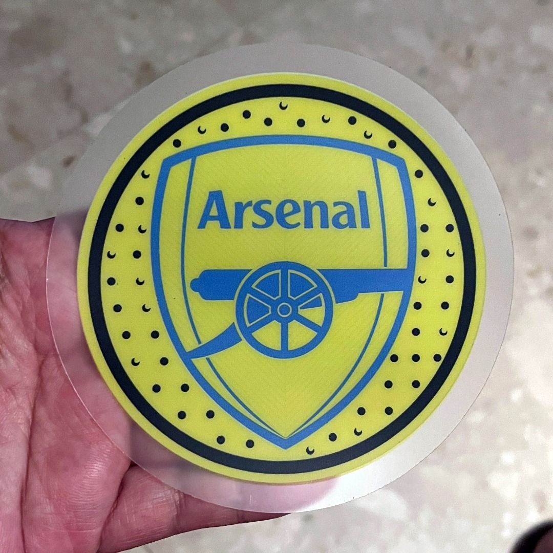 BDL EPL Premier League Arsenal FC Gunners 2023-2024 . Static Cling Car ...