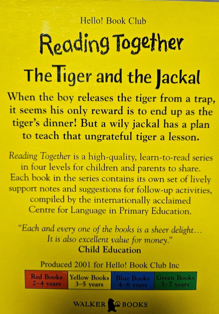 Beans on Toast The Tiger and the Jackal (Reading Together), 興趣及遊戲, 書本 ...