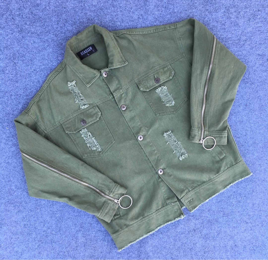 Beaster Denim Jacket, Men's Fashion, Coats, Jackets and Outerwear on ...