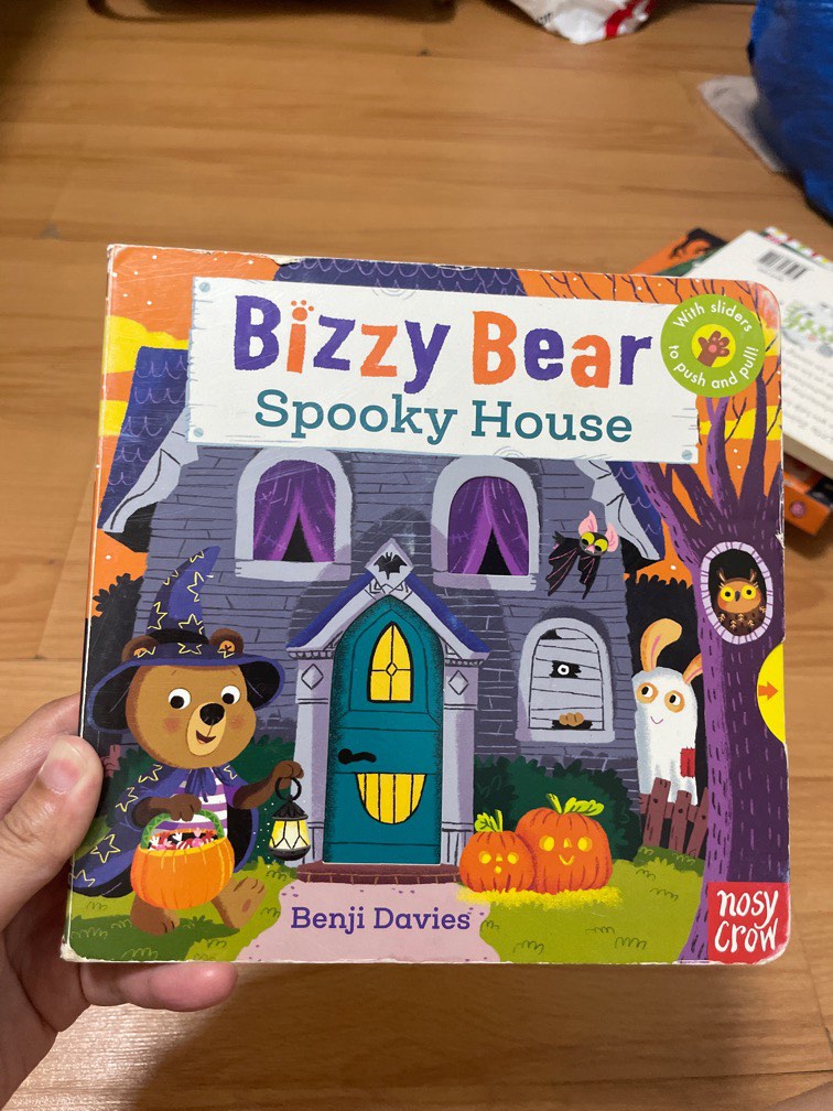Board books Bizzy Bear lift the flap with slider book push and pull ...