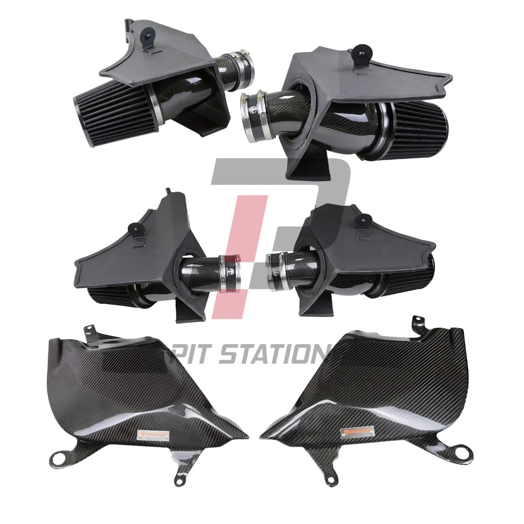 BMW F90 M5 S63 Carbon Fiber Cold Air Intake, 汽車配件, 改裝、內外零件 - Carousell