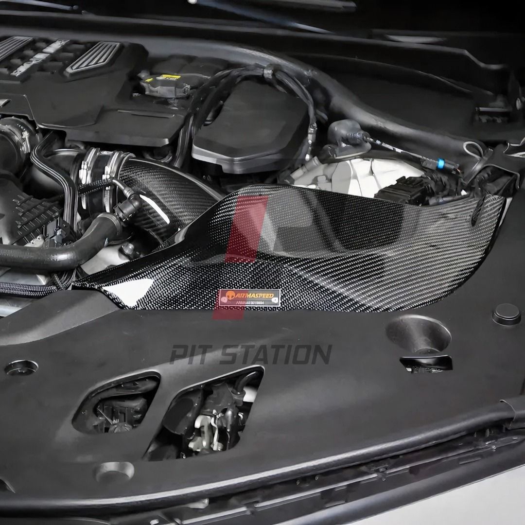BMW F90 M5 S63 Carbon Fiber Cold Air Intake, 汽車配件, 改裝、內外零件 - Carousell