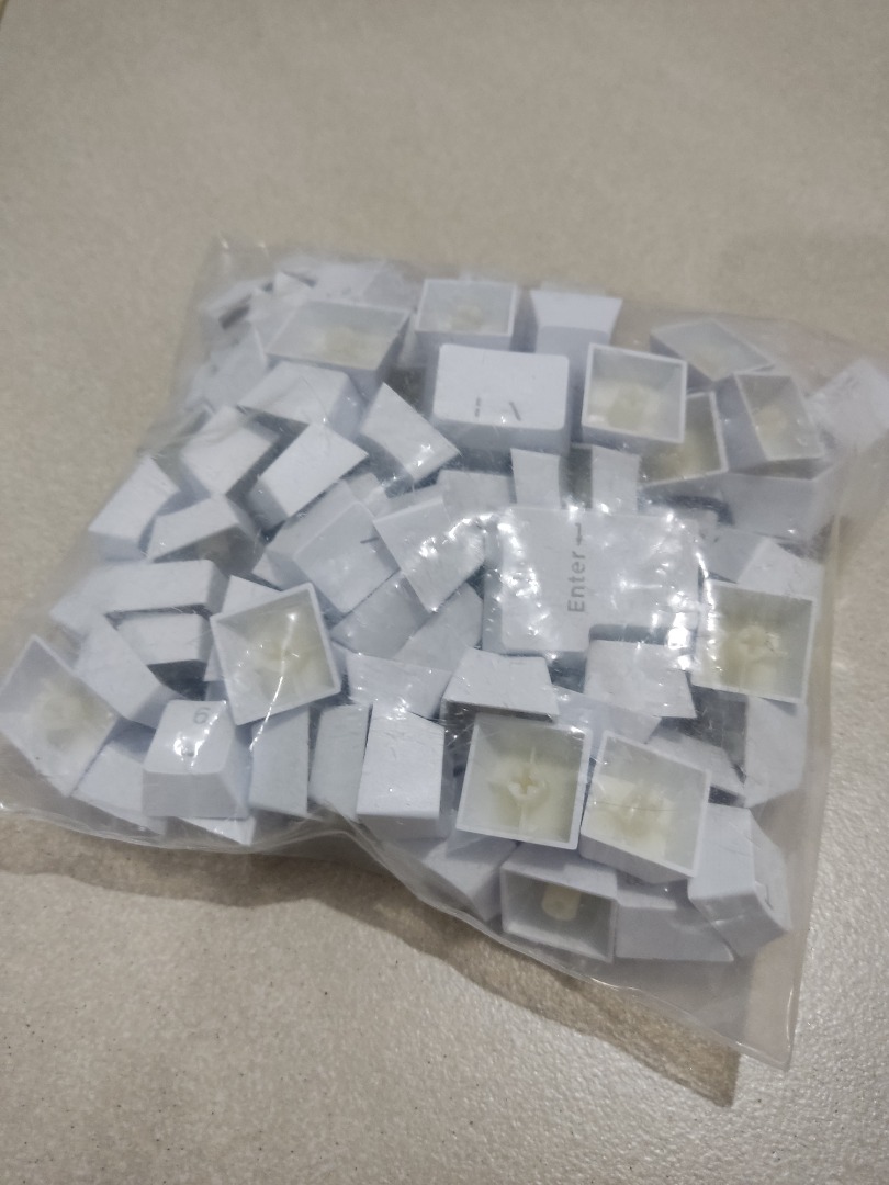 BN White Keyboard Keys, Computers & Tech, Parts & Accessories, Other ...
