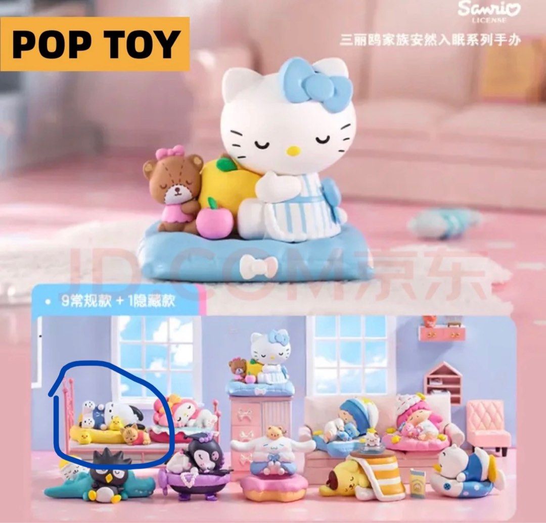 WTT / WTS BNIF Pochacco Sanrio Fall Asleep Series Pop mart, Hobbies ...