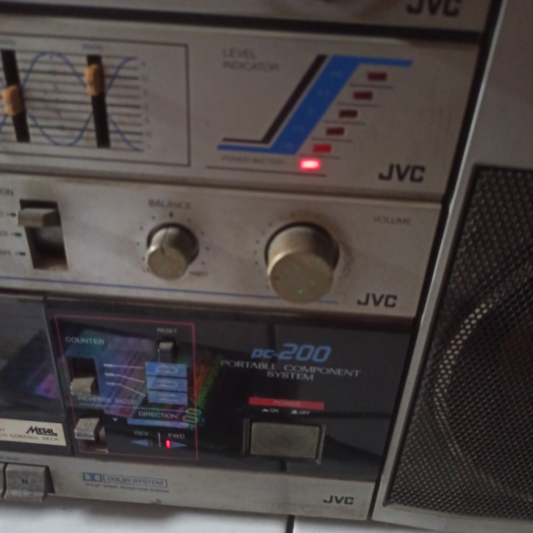 Bombox JVC PC200, Elektronik, Audio di Carousell