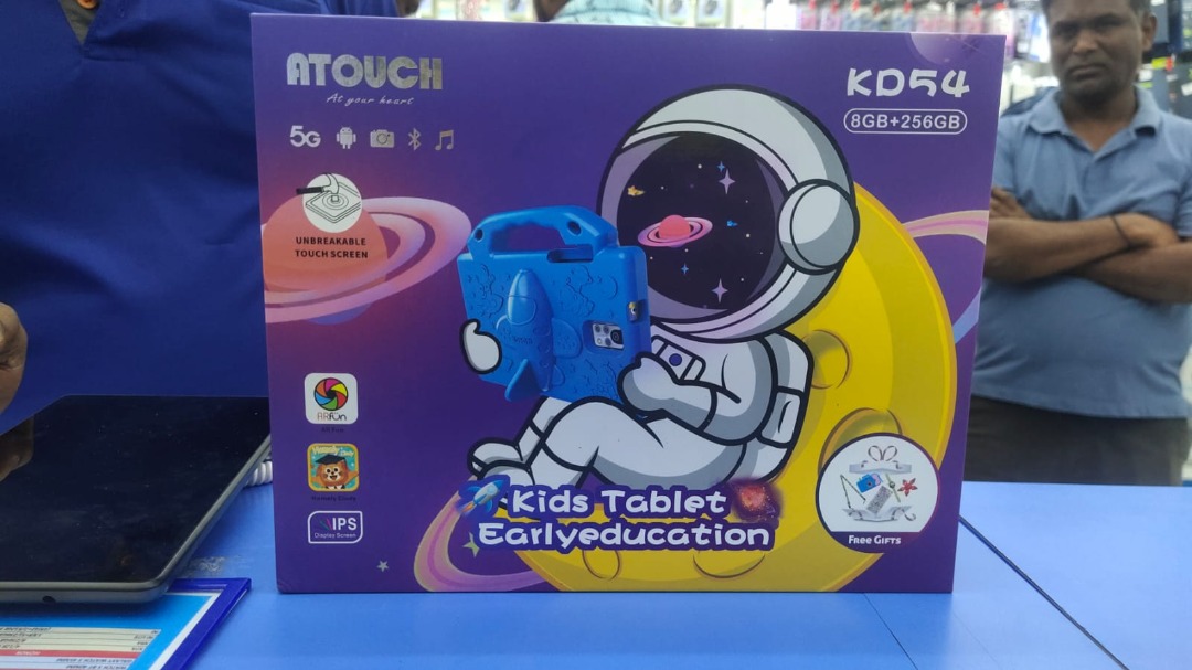 Brand New Atouch 5G Kc 63 7 inch kids tab 8/256GB & Atouch Kd 54 8 inch ...