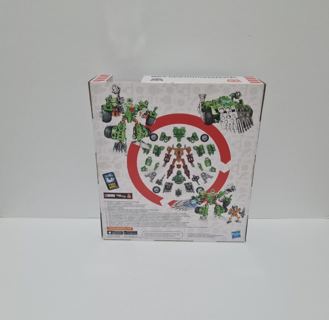 Transformers Beast Hunters Construct Bots Bulkhead, Airazor & Wolfang ...