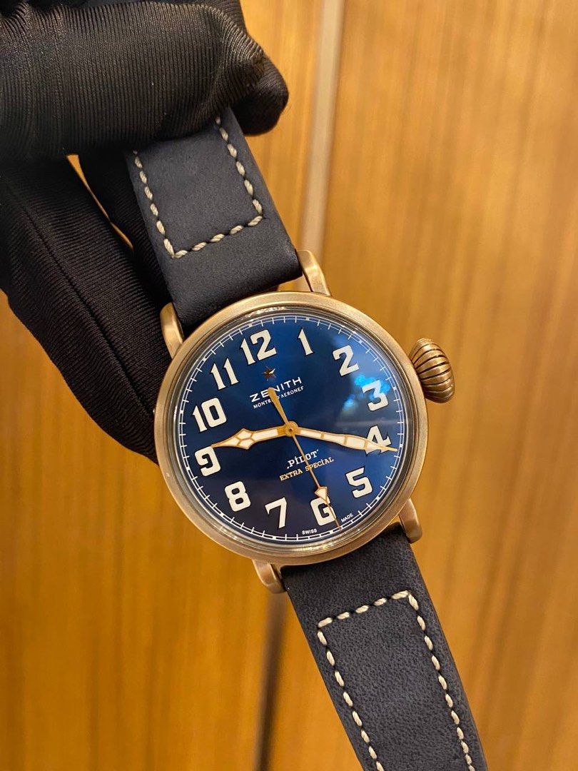 (BRAND NEW) ZENITH PILOT 20 EXTRA SPECIAL BRONZE REF 29.1940.679 40MM ...