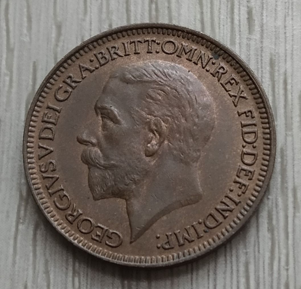 Britain 1936 Farthing Au Coin, Hobbies & Toys, Memorabilia ...