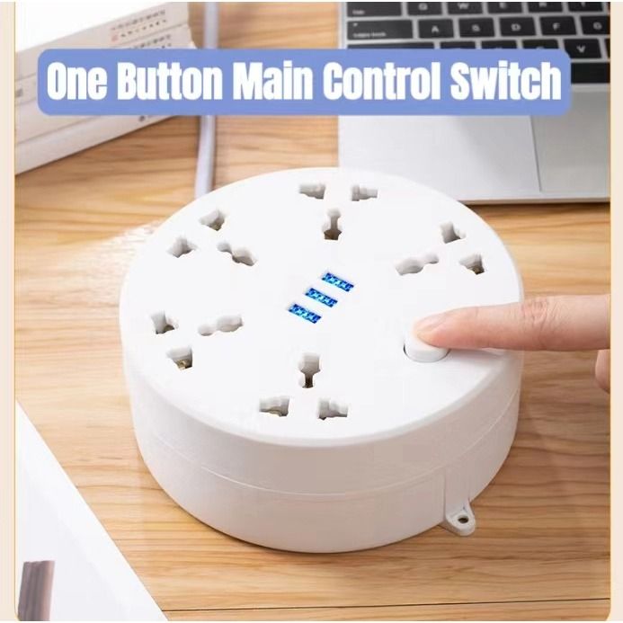 British European Standard Universal Sockets 5 Sockets 3 USB Ports 2 ...