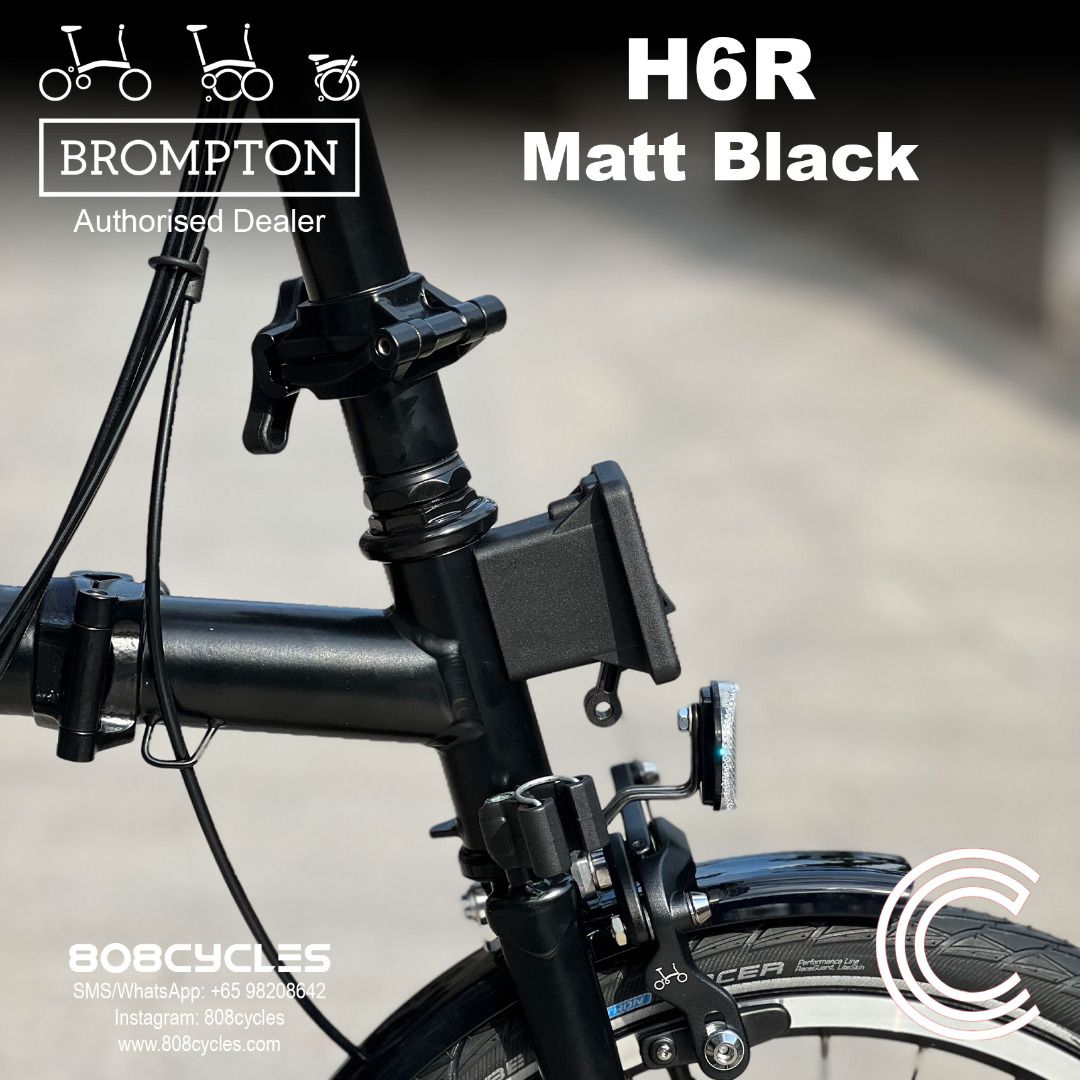 Brompton C Line Explore Matt Black (high-handlebar with rack) 2023 ...