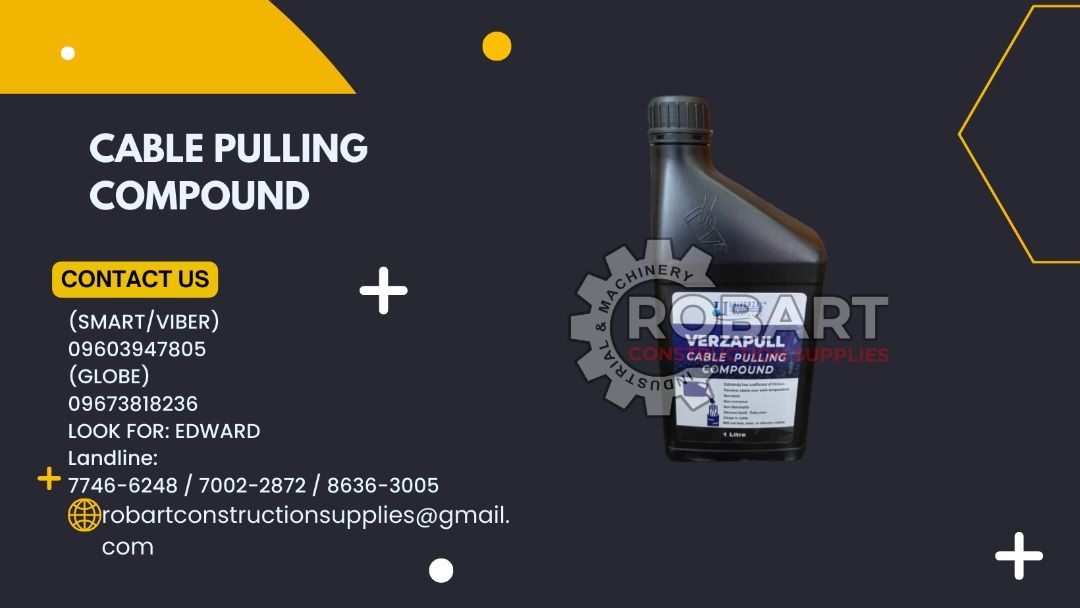 cable pulling compund, Commercial & Industrial, Construction & Building ...