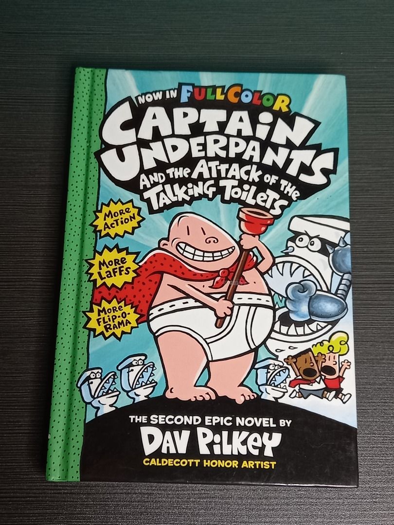 Captain Underpants And The Attack Of The Talking Toilets Full Color ...