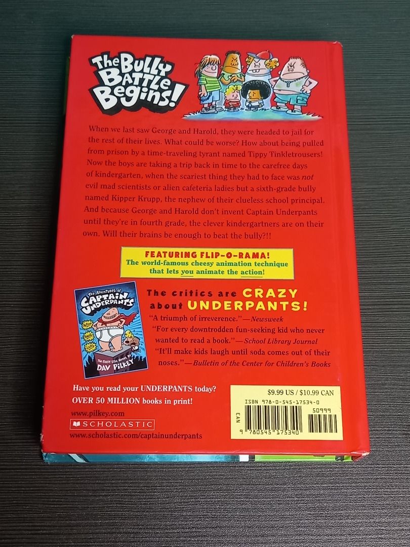 Captain Underpants And The Terrifying Return Of Tippy Tinkletrrousers ...