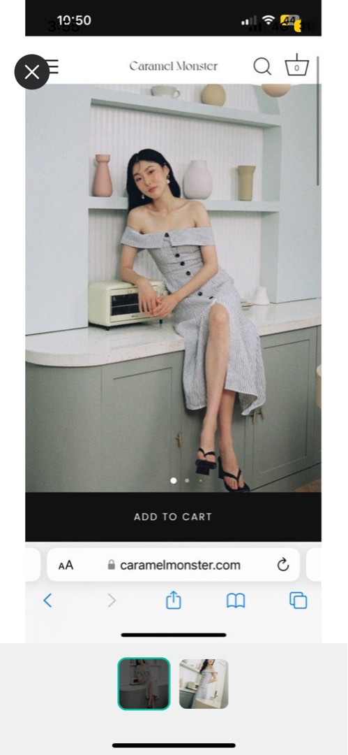 Caramel Monster Kimberly Dress, Women's Fashion, Dresses & Sets ...