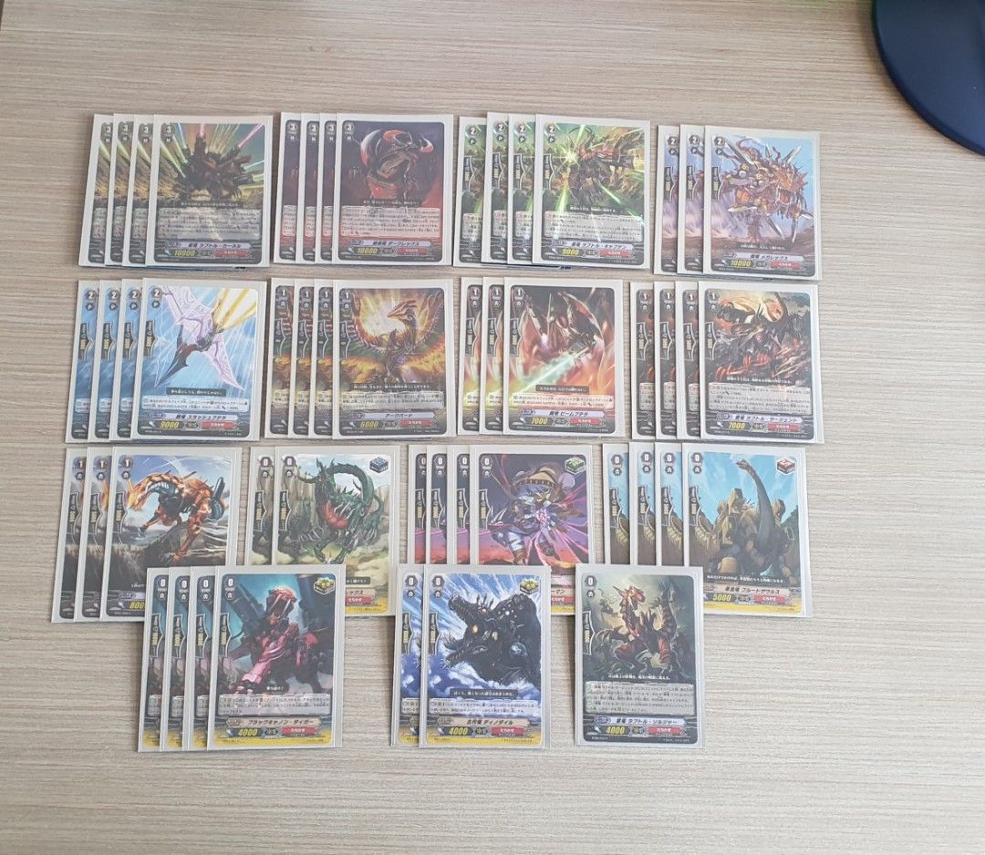 Cardfight Vanguard Tachikaze Raptors Deck, Hobbies & Toys, Toys & Games ...