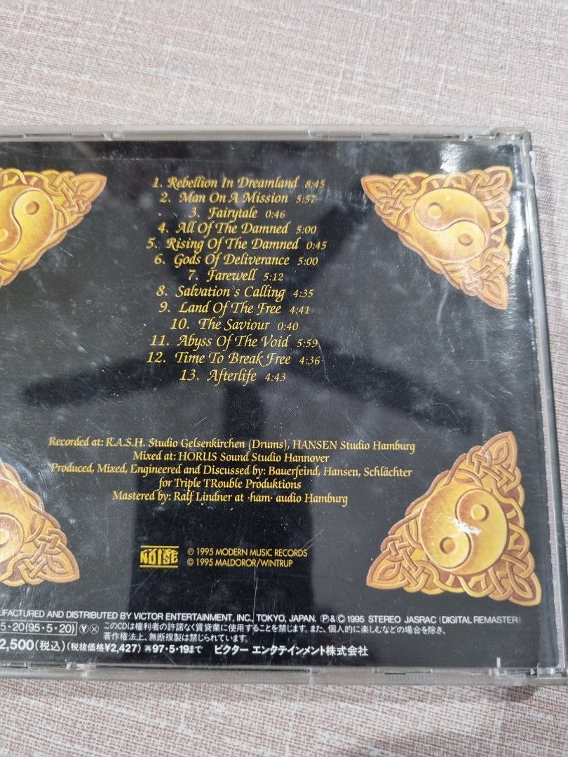 CD Gamma Ray Land Of The Free, Hobbies & Toys, Music & Media, CDs & DVDs on Carousell