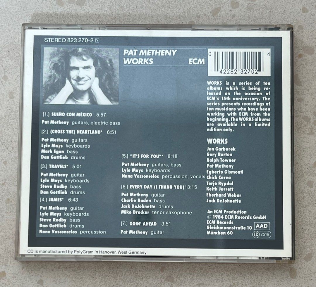 Cd Pat Metheny Works, Audio, Portable Audio Accessories on Carousell
