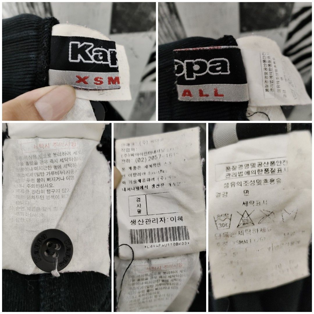 Celana training vintage Kappa Sutra Warna Hit, Fesyen Wanita, Pakaian ...