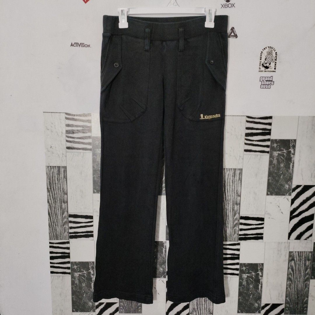 Celana training vintage Kappa Sutra Warna Hit, Fesyen Wanita, Pakaian ...