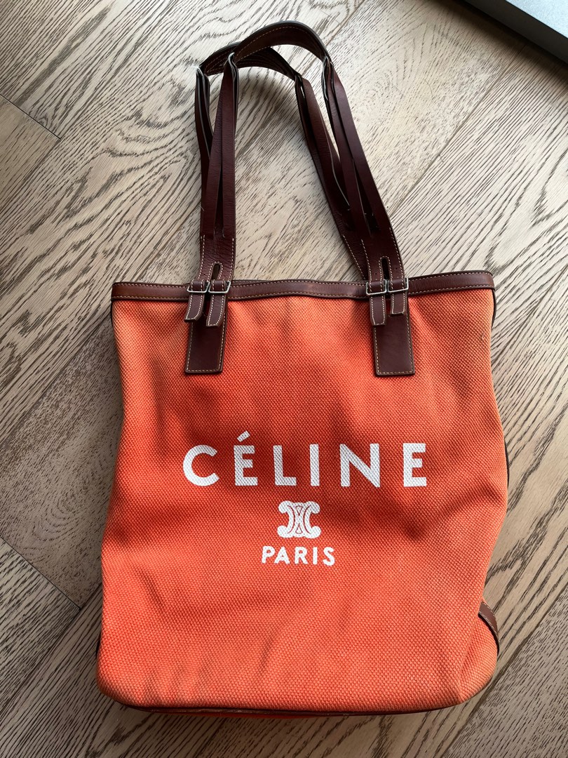 Celine canvas cabas tote, Luxury, Bags & Wallets on Carousell