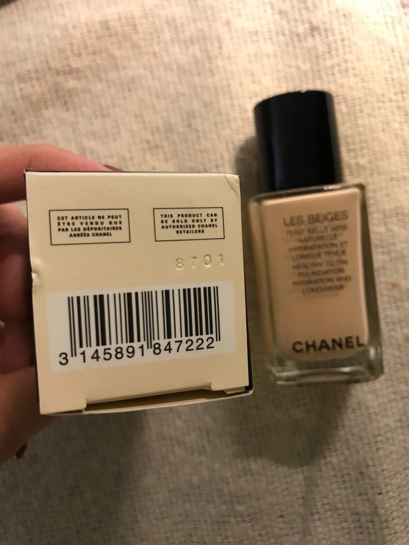 Chanel les beige foundation B10, Beauty & Personal Care, Face, Makeup ...