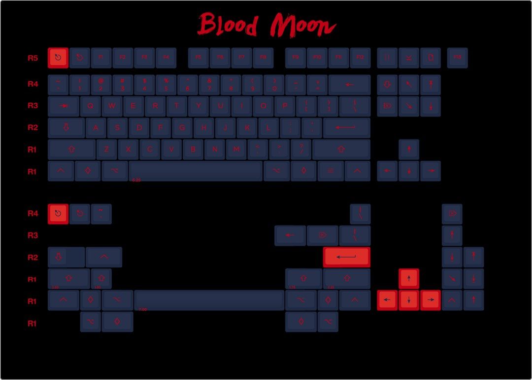 KAT MIZU (BloodMoon) TKL, Alphas+ Modifiers + Novelties), Computers ...