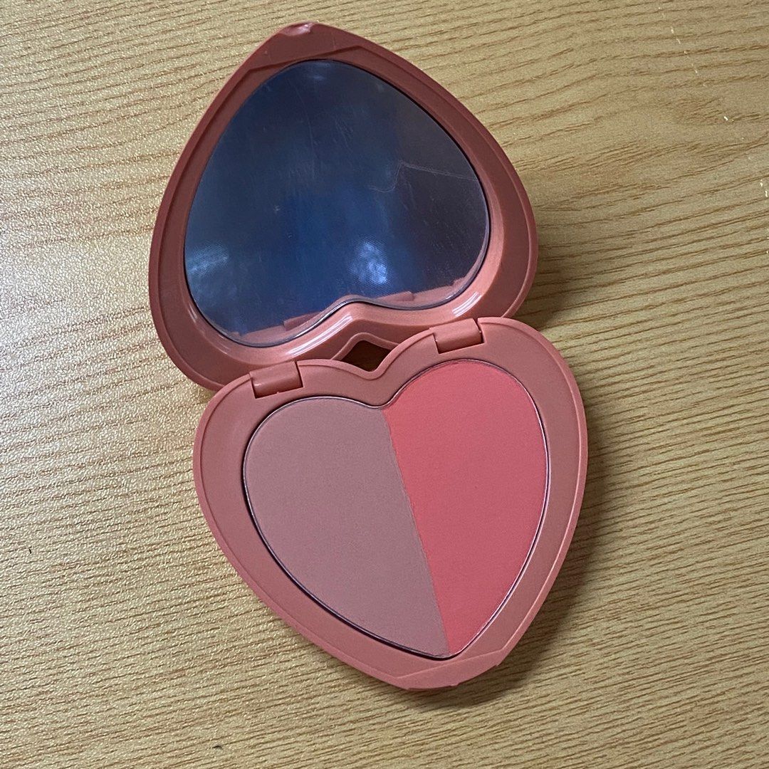 chuchu beauty heart blush duo in pretty betty, Beauty & Personal Care, Face, Makeup on Carousell