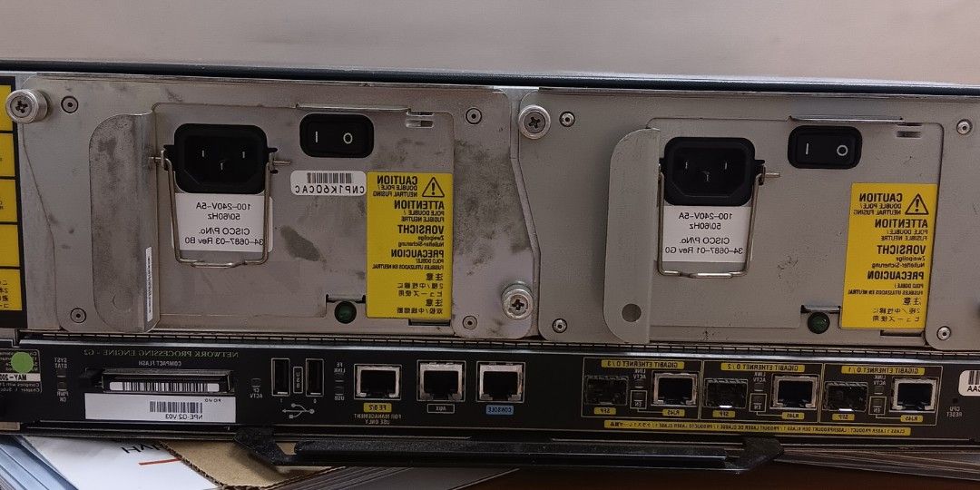 Cisco 7206VXR router NPE-G2, Computers & Tech, Office & Business ...