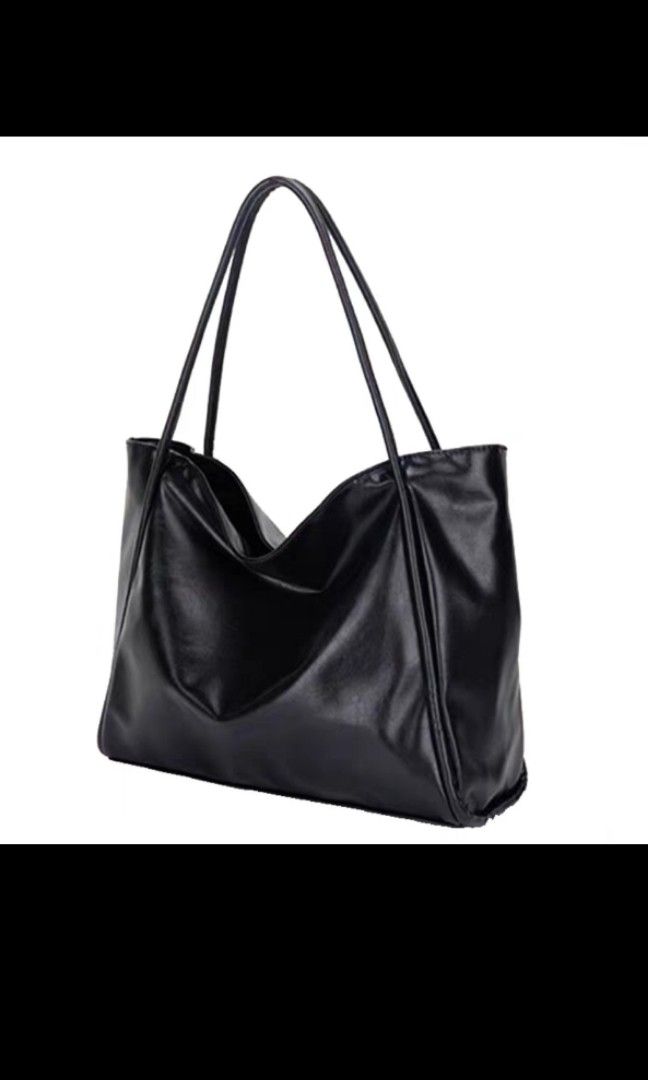 Classic Leather Tote Beg, Women's Fashion, Bags & Wallets, Tote Bags on ...