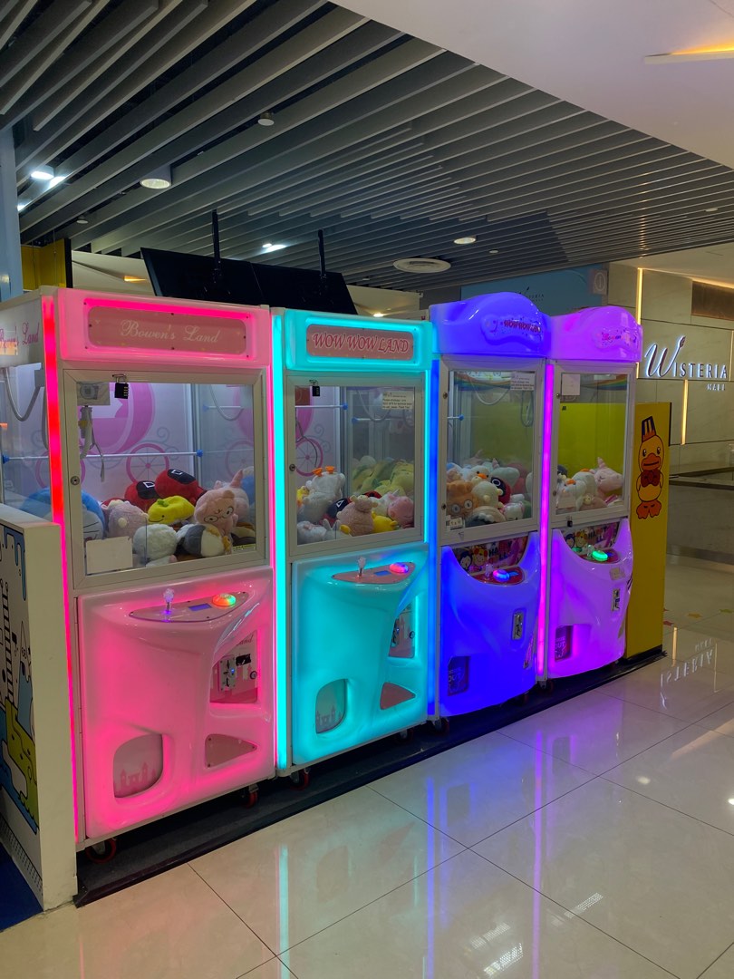 Claw machines ($350 each) and token machines ($250 each)., Everything ...