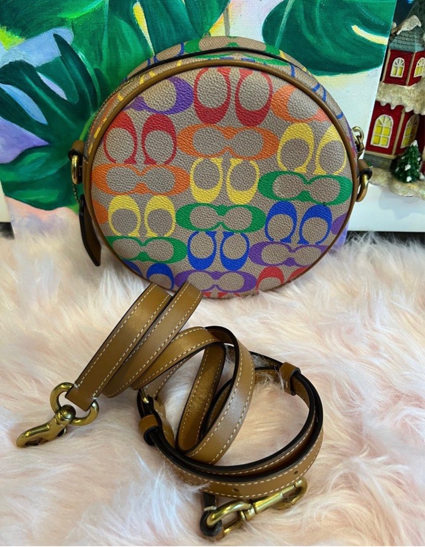 Coach Pride Round Crossbody Bag, Luxury, Bags & Wallets on Carousell