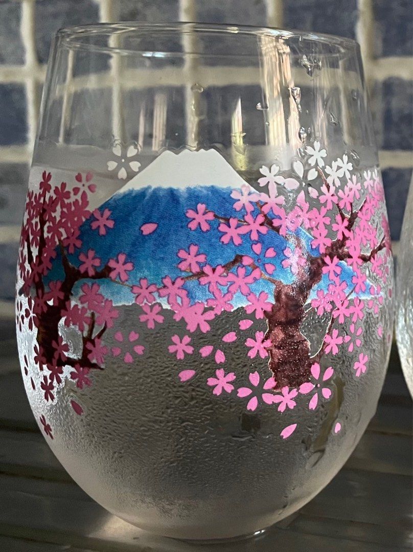 Color changing Jap theme glasses, Furniture & Home Living, Kitchenware ...