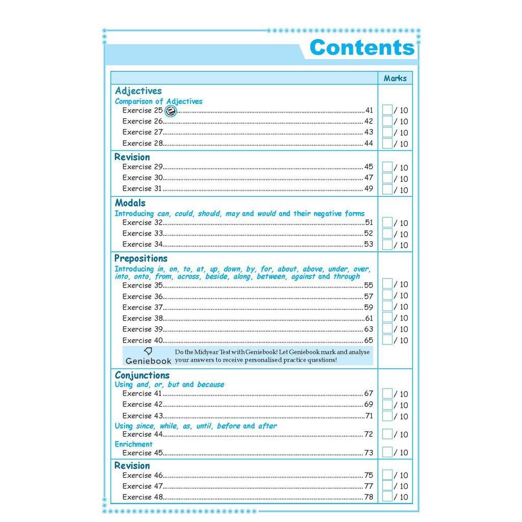 Conquer English Grammar For Primary Levels Workbook 1 - 6 | Skill-based ...